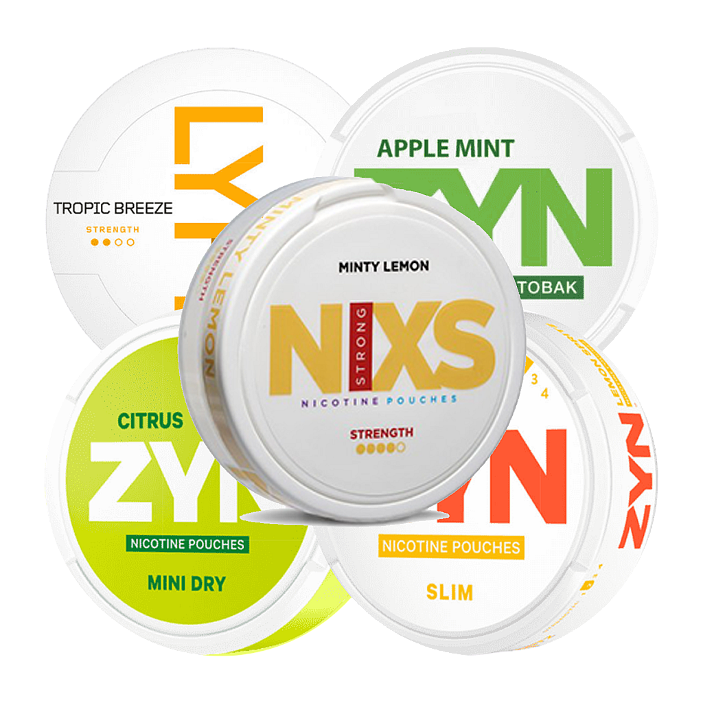 Buy Lyft-NIXS-Zyn-Shiro nicotine pouches with discount - Snusalert.com