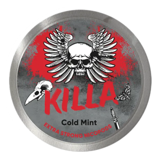 KILLA Cold Mint 16 mg/g Nicotine pouches - Snusalert.com