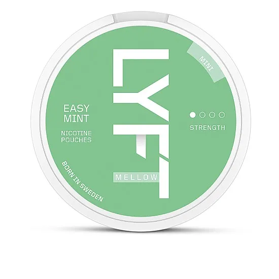 LYFT Easy Mint 6 mg/g nicotine pouches - Snusalert.com